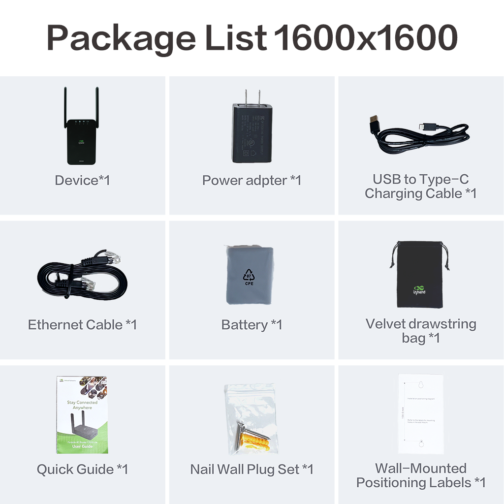 CR202-Lite| Portable 4G LTE CAT6 Wireless Gateway with Removable Batte ...