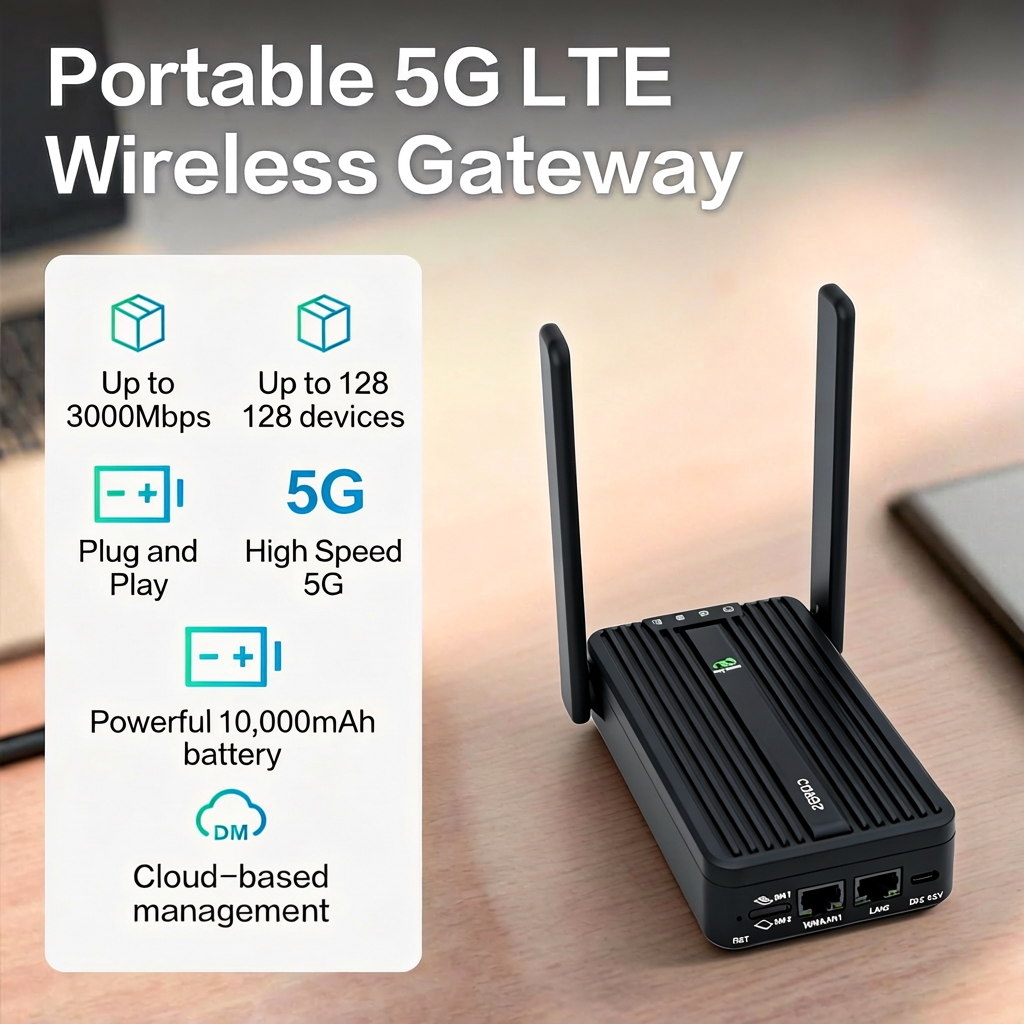 CR602 5G Portable Router for Live Streaming & Business Travel | Wi-Fi ...