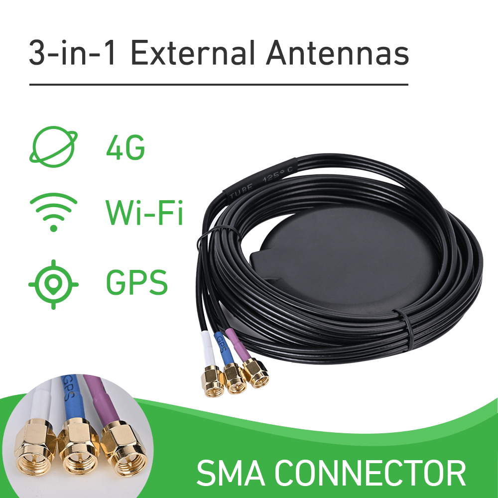 3-in-1 4G/Wi-Fi/GPS External Antennas – InHand Networks